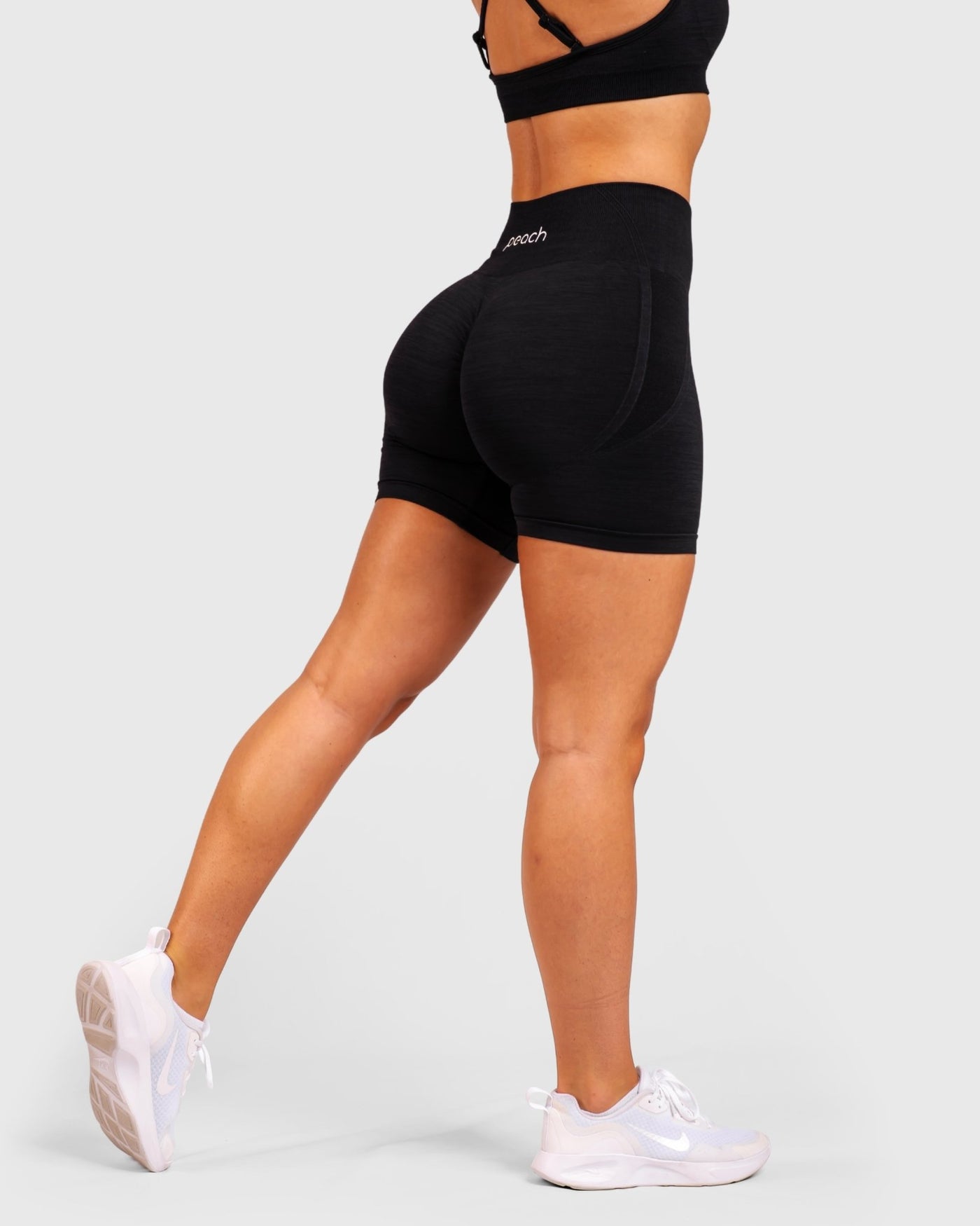 Black Elevate Shorts | Shorts – Peach Tights